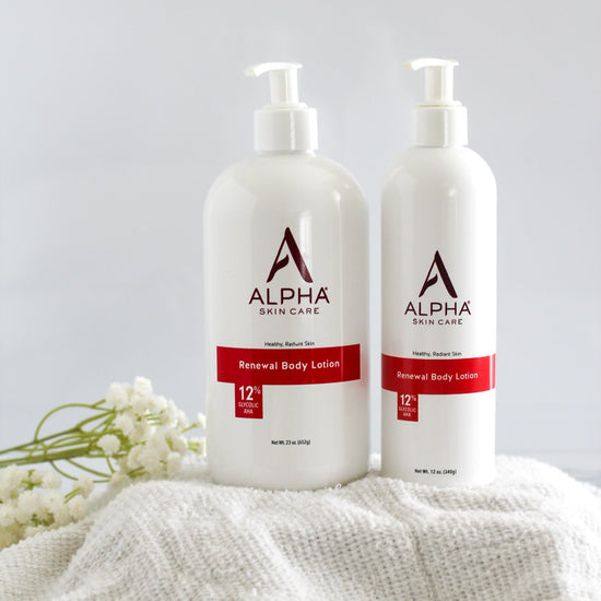 Renewal Body Lotion 12% Glycolic AHA – Alpha Skin